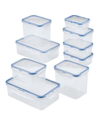 Lock n Lock Easy Essentials 18-Pc. Food Storage Container Set - Macy's