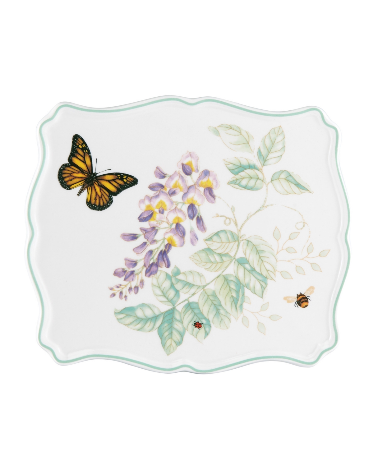 Click here for Lenox Butterfly Meadow Kitchen Trivet - White Body... prices