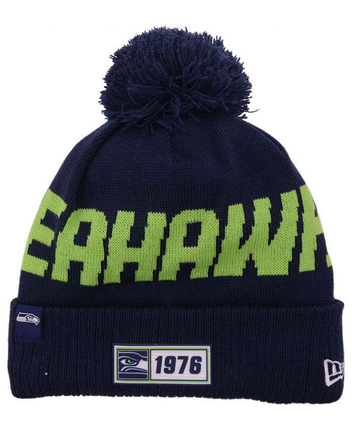 New Era Seattle Seahawks Road Sport Knit Hat - Macy's