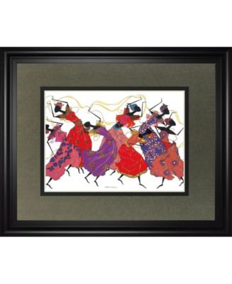 Classy Art Lead Dancer in Purple Gown by Augusta Asberry Framed Print ...