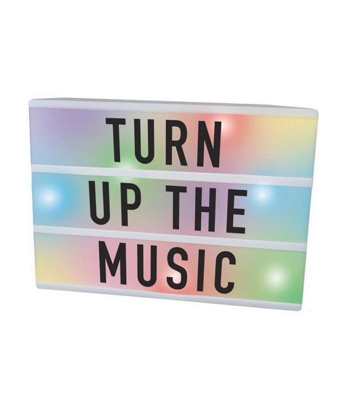 Sharper Image Color Changing LED Light Box - Macy's