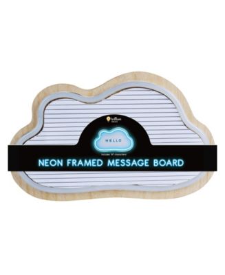 Brilliant Ideas Cloud Shaped Neon LED Message Board - Macy's