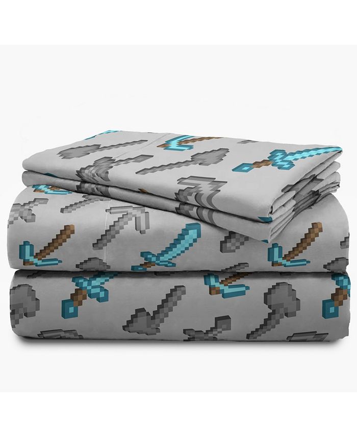 Minecraft Reversible 5-Piece Full Comforter Set - Macy's