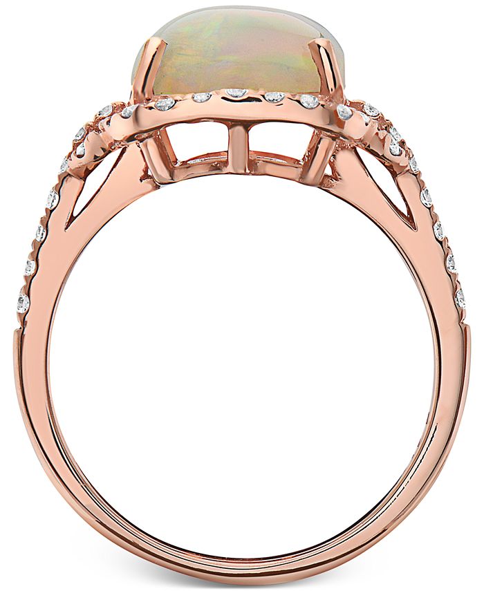 EFFY Collection EFFY® Opal (3-7/8 c.t .t.w) & Diamond (1/2 ct. t.w ...