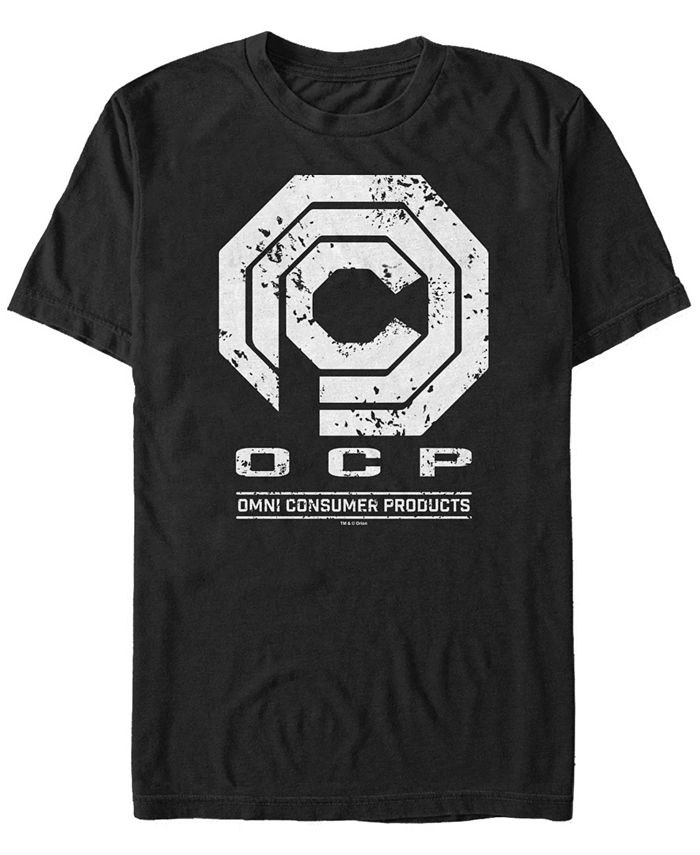Fifth Sun Robocop Men's OCP OMN Consumer Products Distressed Logo Short ...