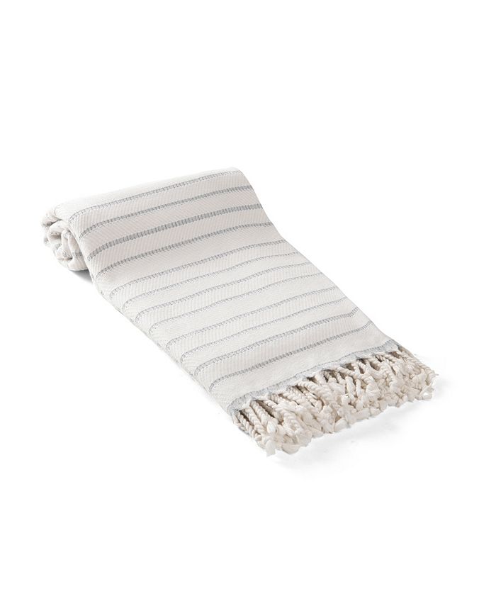 Olive and Linen Cloud Soft Turkish Hand/Kitchen Towel - Macy's