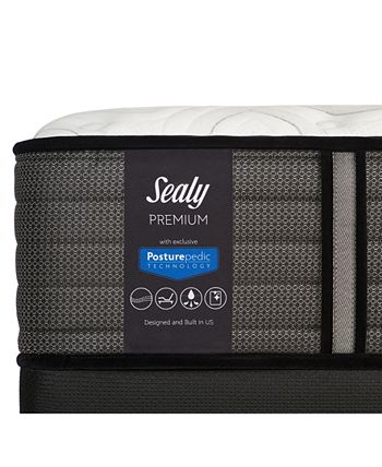 Sealy Premium Posturepedic Satisfied 13" Cushion Firm Mattress- Twin - Macy's