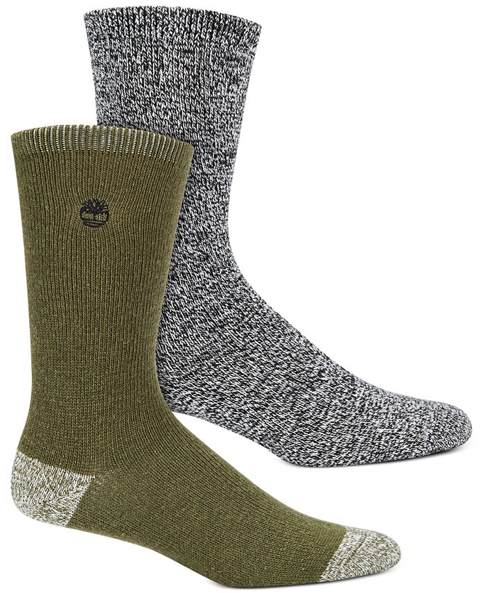 Timberland Men's 2-Pk. Marled Boot Socks - Macy's