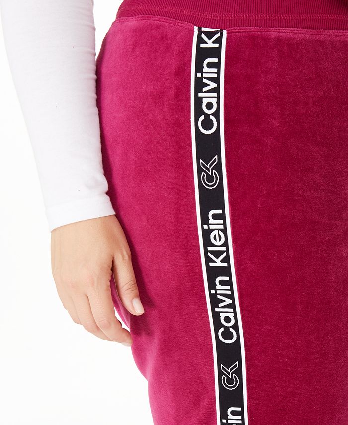 Calvin Klein Plus Size Logo Jogging Pants - Macy's