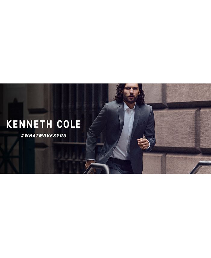 Kenneth Cole Reaction Men's Slim-Fit Medium Gray Suit - Macy's