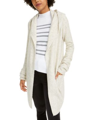 French Connection Hooded Cardigan - Macy's