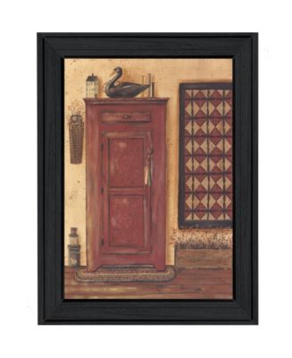 Trendy Décor 4U Old Red Pie Safe By Pam Britton, Printed Wall Art ...