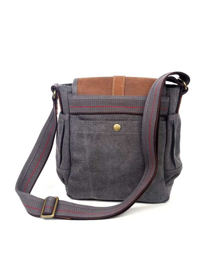 TSD BRAND Turtle Ridge Canvas Crossbody Bag - Macy's