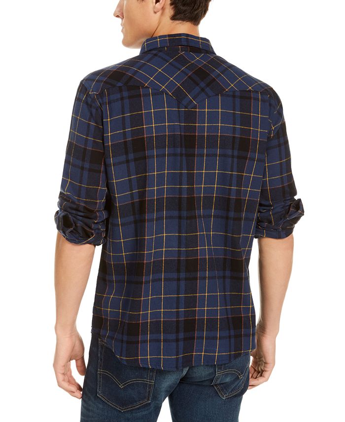 Levi's Men's Curran Regular-Fit Plaid Shirt - Macy's