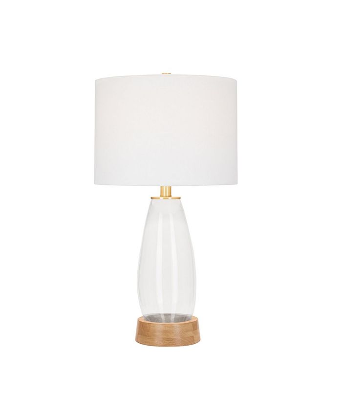 Catalina Lighting JAlexander Lighting Felix Natural Glass Table Lamp ...