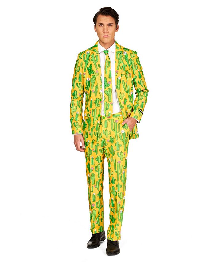 Suitmeister Men's Sunny Yellow Cactus Plant Suit - Macy's