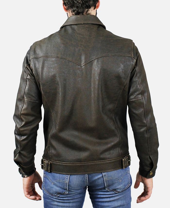Frye Men's Leather Trucker Jacket - Macy's