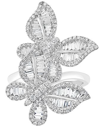 EFFY Collection EFFY® Diamond Butterfly Statement Ring (1-3/8 ct. t.w ...