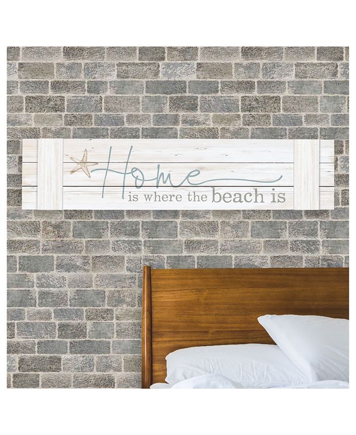 P Graham Dunn Home Is Where The Beach Is Wall Art - Macy's