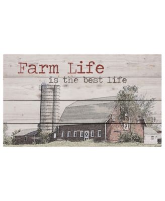 P Graham Dunn Farm Life Is The Best Life Wall Art - Macy's