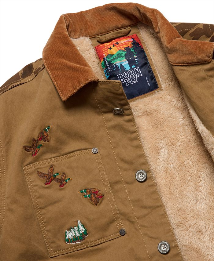 Born Fly Men's Wildlife Field Jacket - Macy's