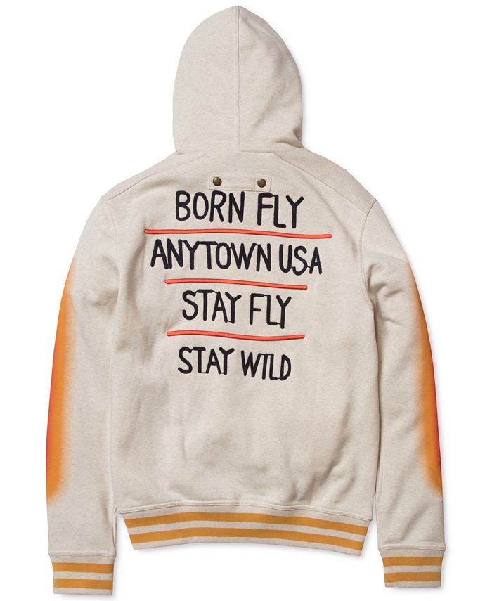 Born Fly Men's Wild Graphic Hoodie - Macy's