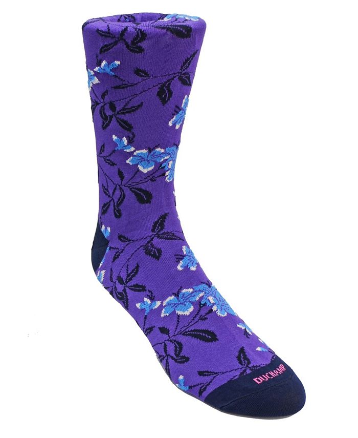 Duchamp London Men's Floral Dress Sock - Macy's