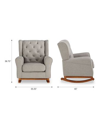 Baby Relax Paola Tufted Wingback Rocker - Macy's