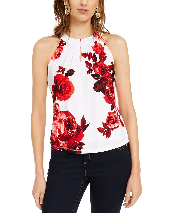 INC International Concepts INC Petite Keyhole Halter Top, Created for ...