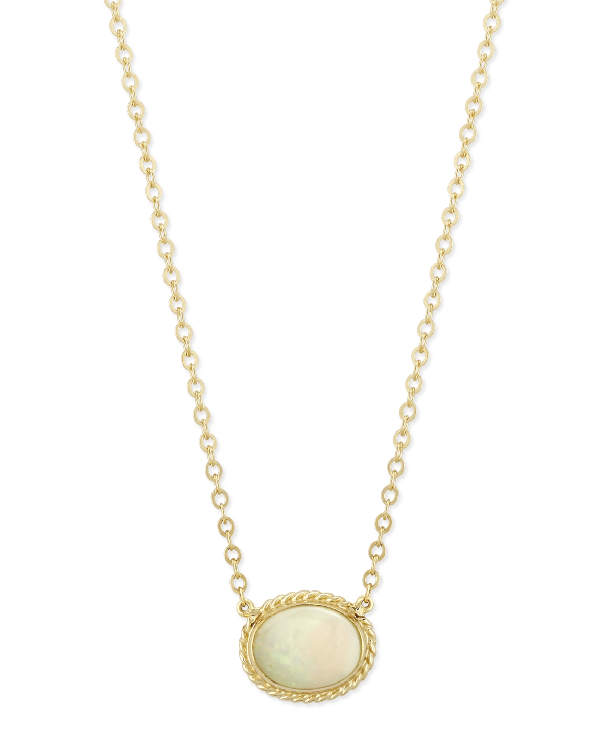 Click here for Gemstone Twist Gallery Necklace in 14k Yellow Gold... prices