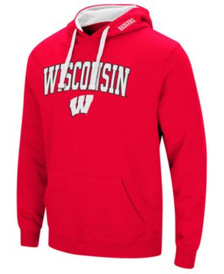 Colosseum Men's Wisconsin Badgers Arch Logo Hoodie - Macy's