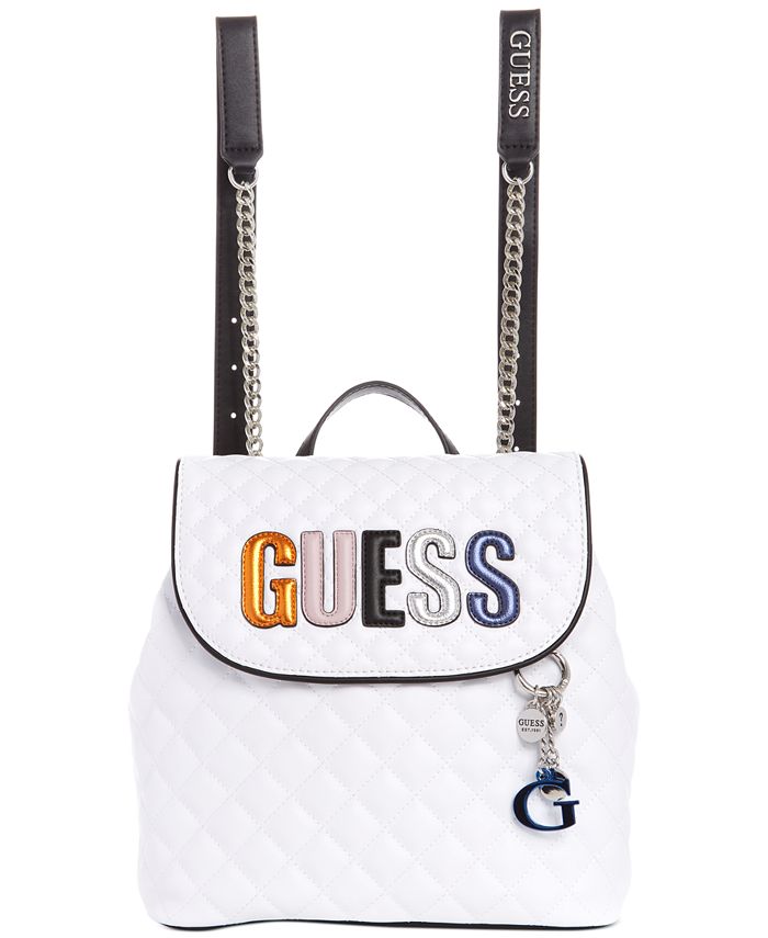GUESS Brielle Quilted Backpack - Macy's