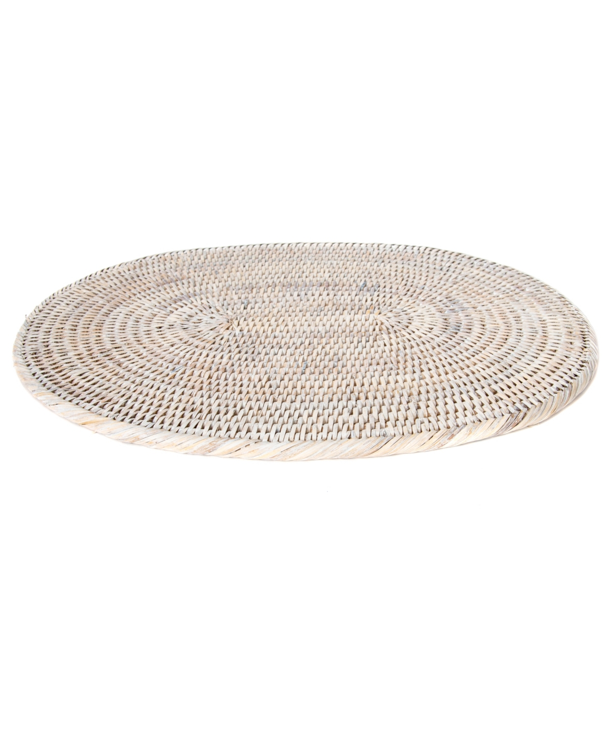 Click here for Artifacts Rattan Oval Placemat - Off-White prices