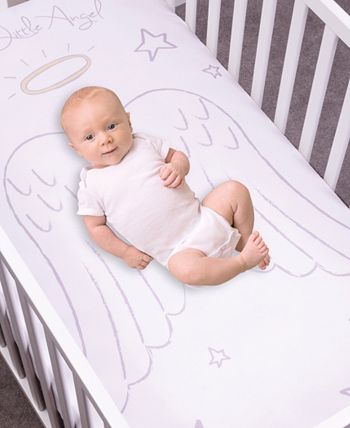 Trend Lab Angel Wings Flannel Photo Op Crib Sheet - Macy's