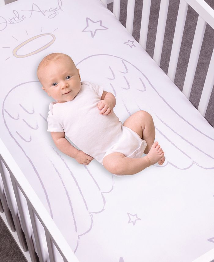 Trend Lab Angel Wings Flannel Photo Op Crib Sheet - Macy's