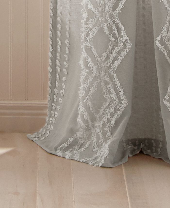 Peri Home Cut Geo 50"x95" Backtab Window Panel - Macy's