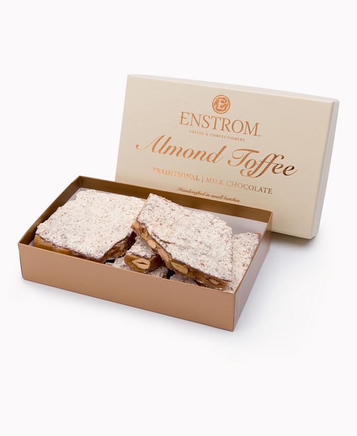 Enstrom Candies Handcrafted 1 lbs Milk Chocolate Traditional Almond ...