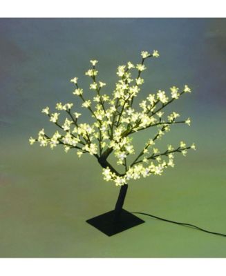 Creative Motion Desk-Top Cherry Blossom Tree 64 Piece Warm LED Lights ...