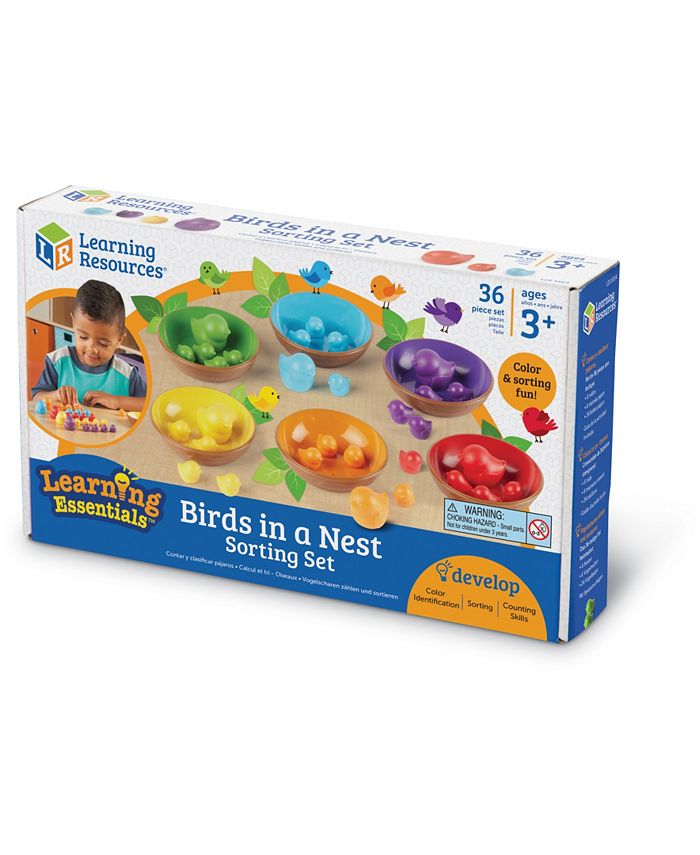 Learning Resources Learning Essentials - Birds In A Nest Sorting Set ...