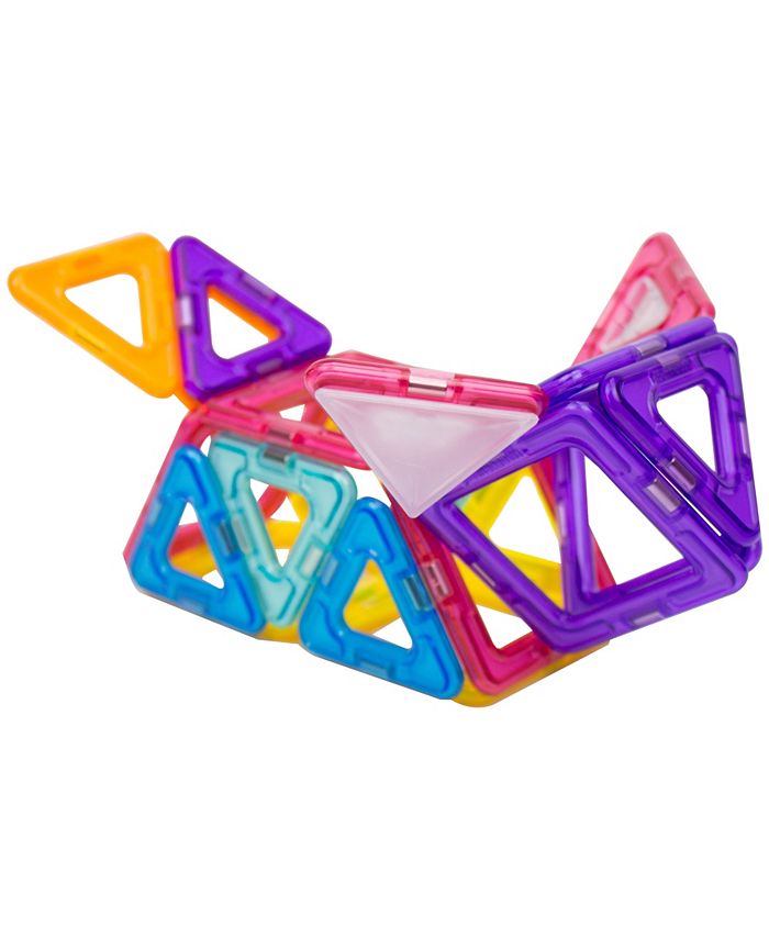 Magformers Shimmer And Shine 42 Piece Magnetic Construction Set - Macy's