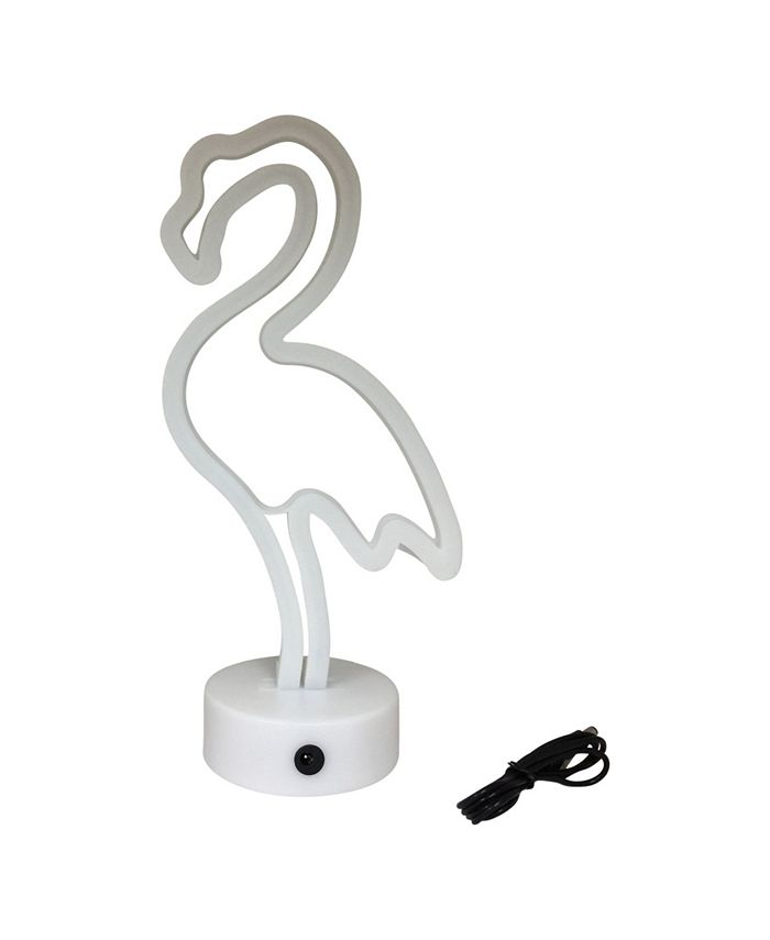 Creative Motion Battery-Operated Flamingo LED Light with USB Cord - Macy's