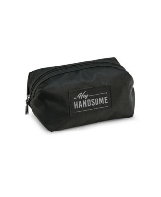 Bey-Berk Hey Handsome Performance Nylon Dopp Kit with Accents - Macy's