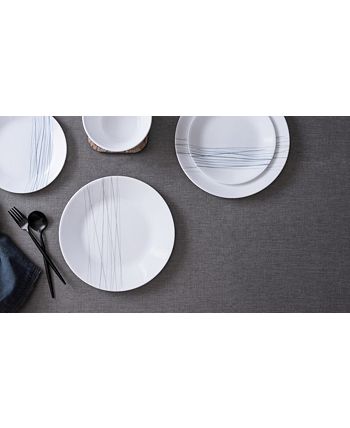 Corelle Silver Strands 16pc Set - Macy's
