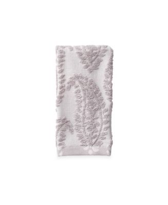 Peri Home Peri Textured Paisley Fingertip Towel - Macy's