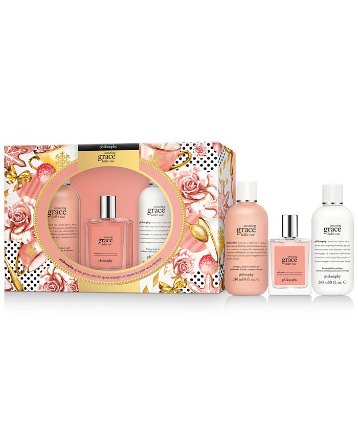 philosophy 3-Pc. Amazing Grace Ballet Rose Eau de Toilette Gift Set ...