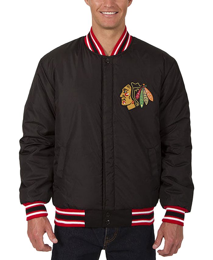 JH Design Men's Chicago Blackhawks All Wool Rev Jacket - Macy's