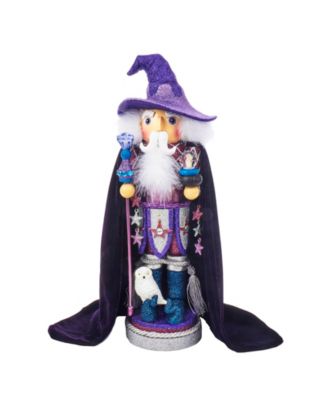 Kurt Adler 18-Inch Hollywood™ Purple Wizard Nutcracker - Macy's