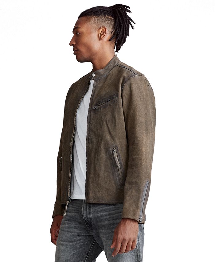 Polo Ralph Lauren Men's Suede Café Racer Jacket - Macy's