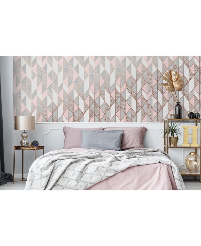 Graham & Brown Milan Geo Wallpaper - Macy's