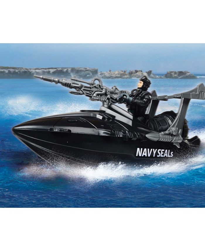 Excite U.S. Navy Seals Figure Playset with Speedboat - Macy's